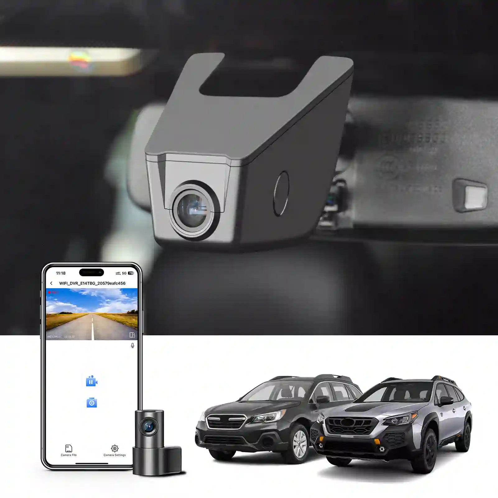 Mangoal 4K & Rear 1080P Dash Cam for Subaru Outback Gen5 BS, Gen6 BT ...